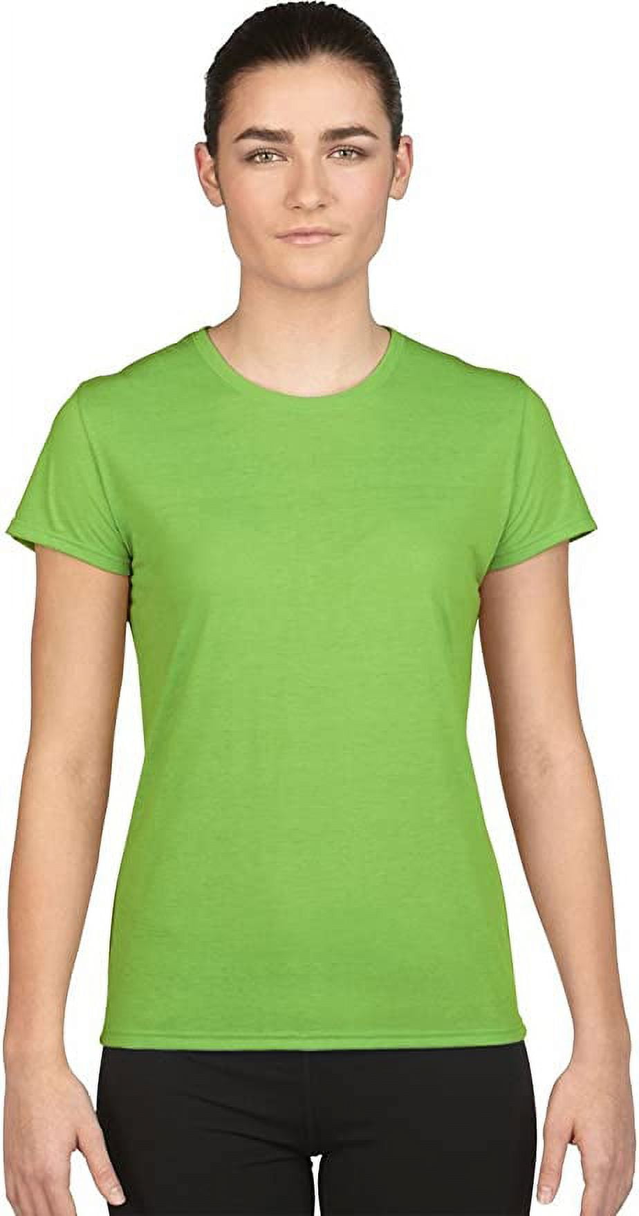Gildan 42000L Ladies' Performance T-Shirt Lime 2XL - Walmart.com
