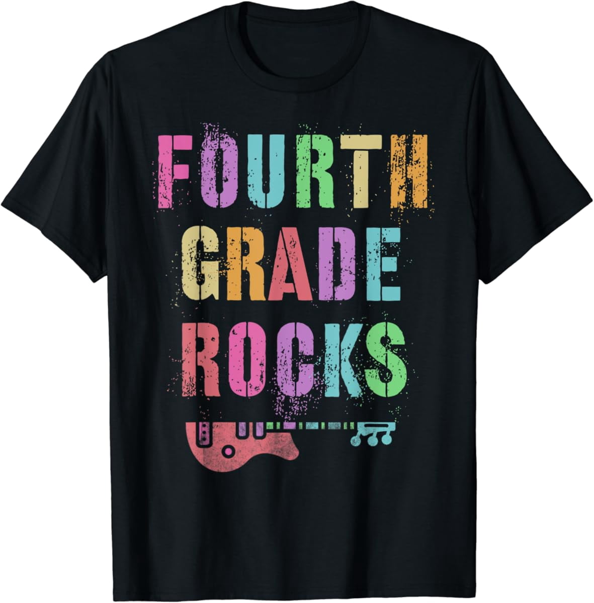 Gildan 4th GRADE Rocks Student Teacher Rockstar Team Rocking Is My T ...