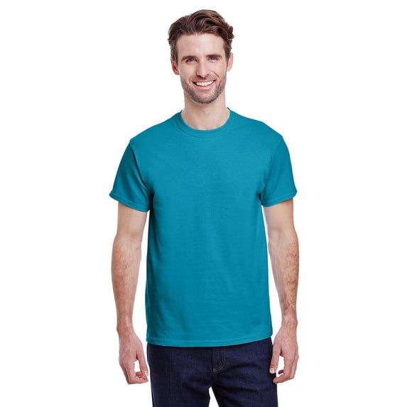 Gildan Adult Heavy Cotton T-Shirt - TROPICAL BLUE - S - Walmart.com