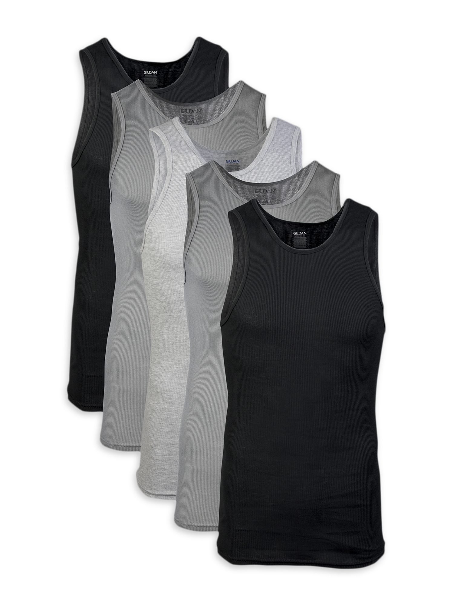 Men's Classic Assorted A-Shirts, 4 Pack - Walmart.com