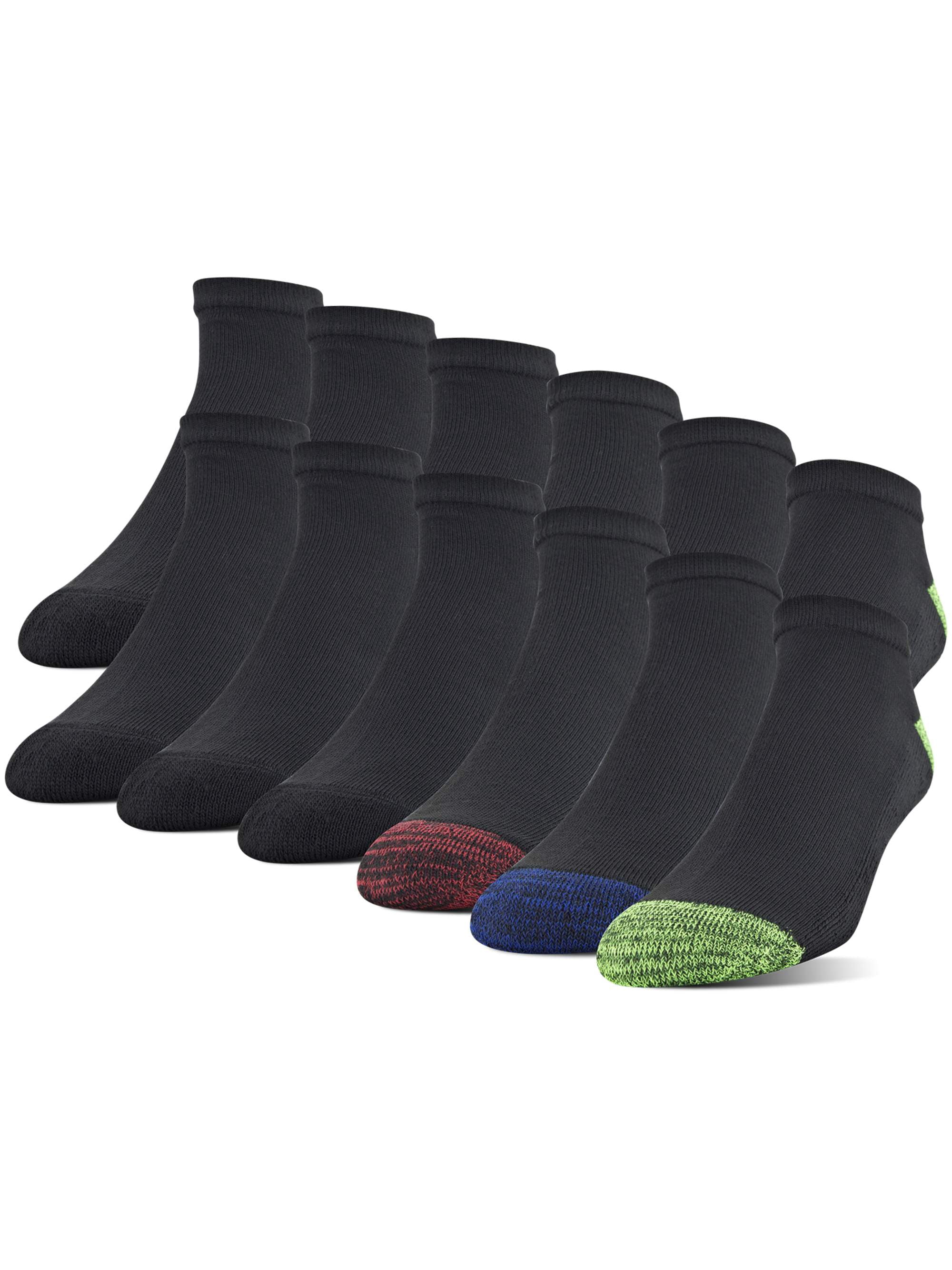 Gildan Adult Men s Half Cushion Terry Foot Bed No Show Casual Socks OS
