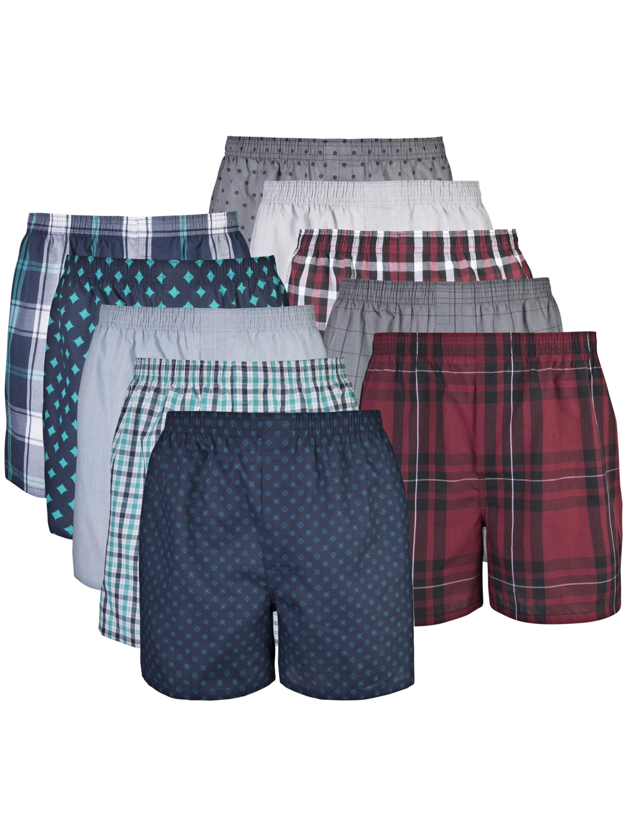 Brandclub - Gildan Adult Men's Woven Boxers, 10-Pack, Sizes S-2XL, 4.5 ...