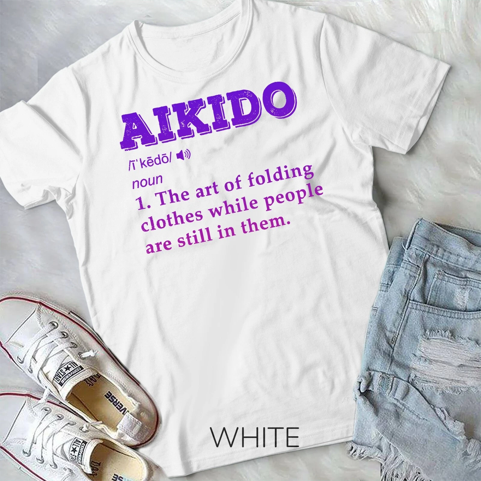 Gildan Aikido Martial Arts Funny Definition - Mma Aiki Self Defense ...