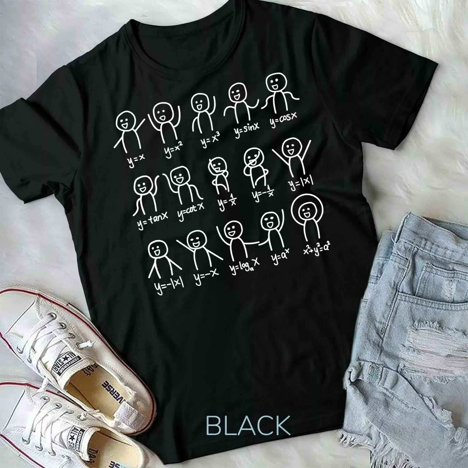 Gildan Algebra Dance Funny Graph Figures Math Equation Unisex ...