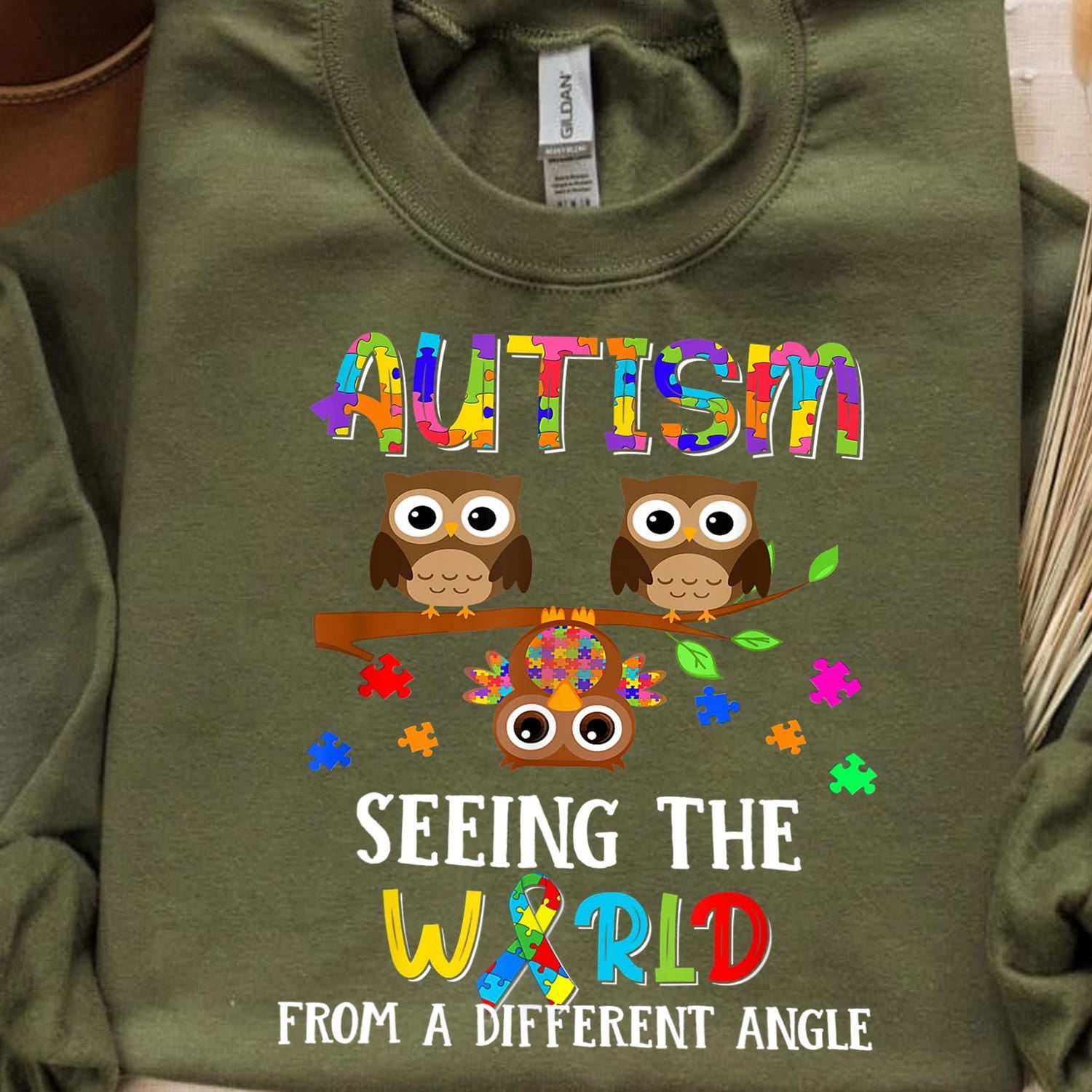 Gildan Autism Awareness t-shirt - Seeing the World from a Different ...