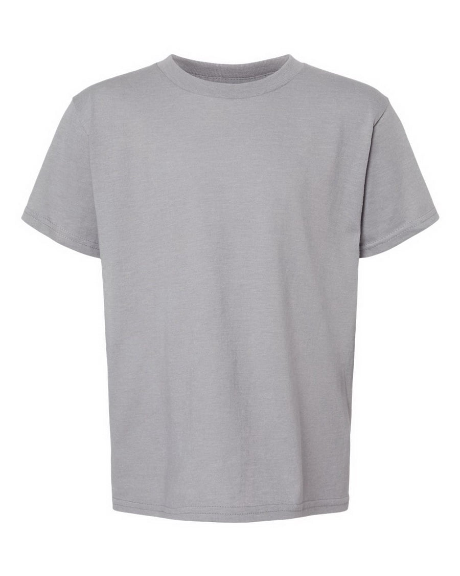 Gildan B02260586 Softstyle Youth CVC T-Shirt, Cement - Extra Large ...