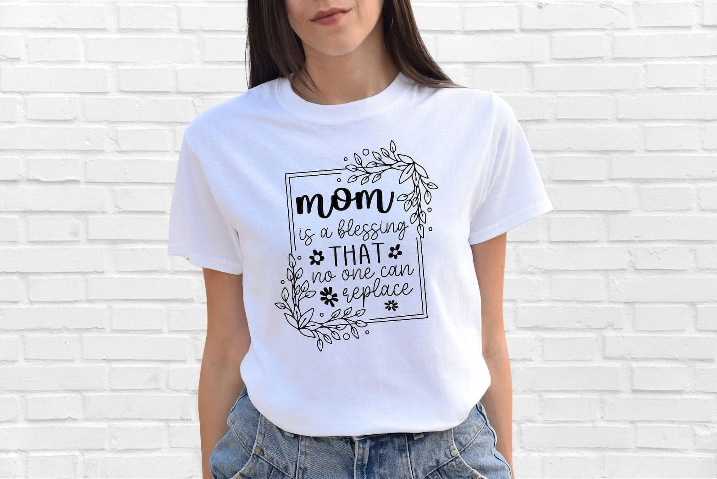 Gildan Beautiful Mom Blessing Tee With Minimal Text, Great Gift For Women Who Cherish Family And ...