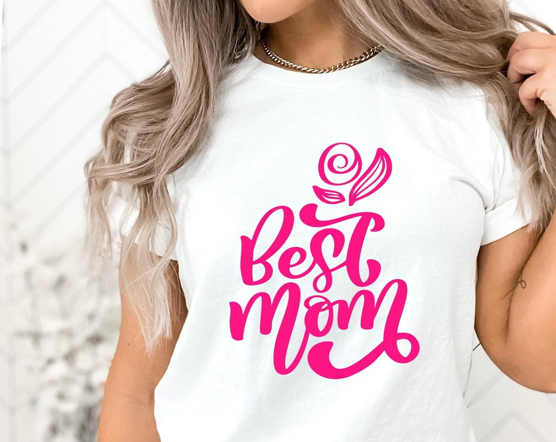 Gildan Best Mom Ever Tee, Meaningful Appreciation Graphic for Moms ...