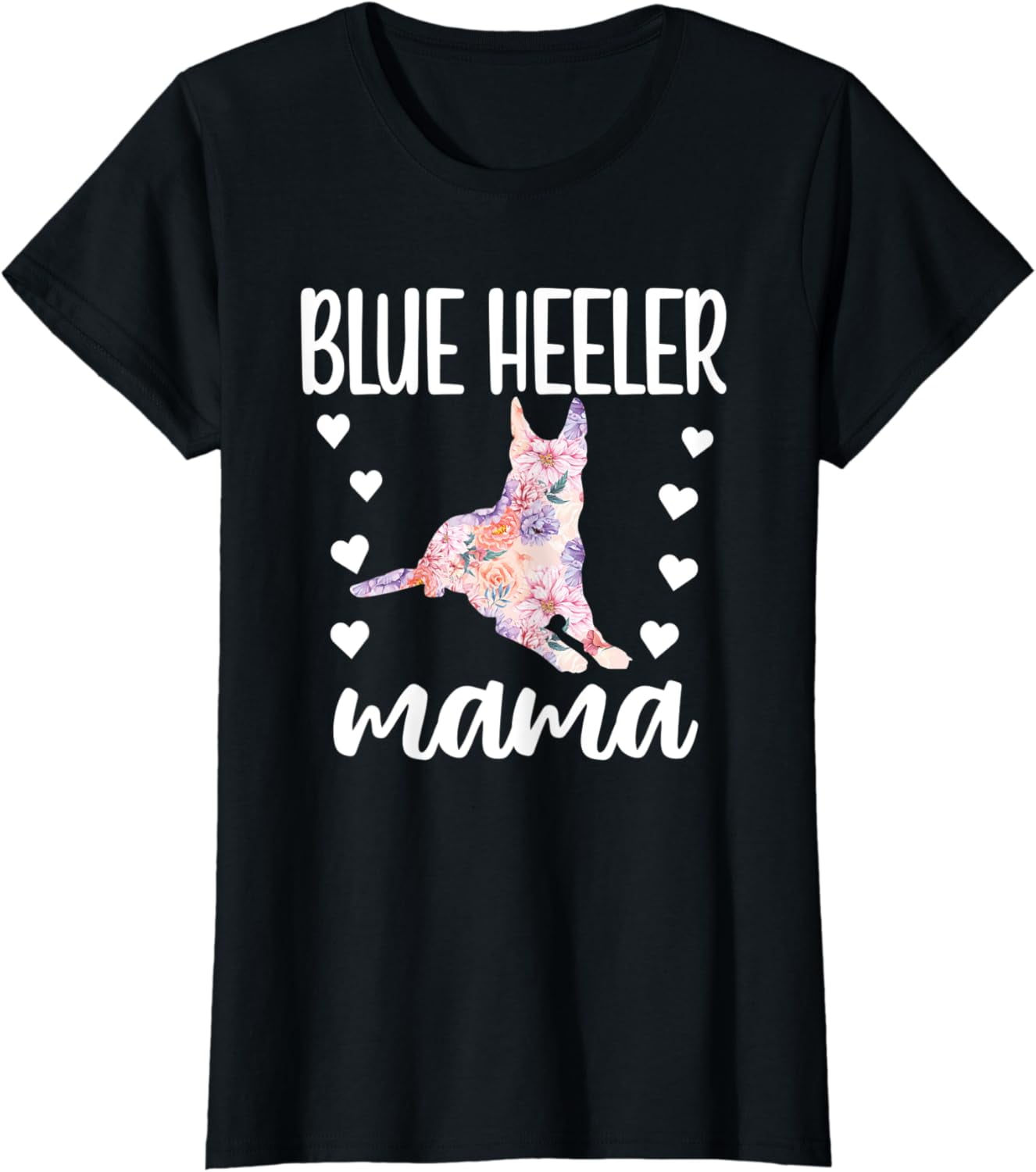 Gildan Blue Heeler Mama Australian Cattle Dog Owner Blue Heeler Mom T ...