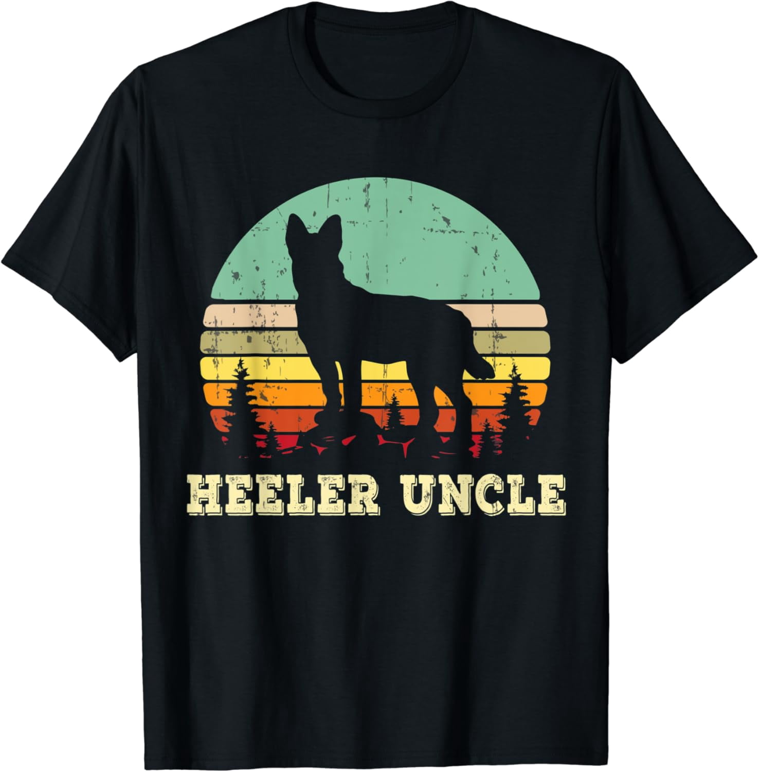 Gildan Blue Heeler Uncle Gift Australian Cattle Dog Niece Nephew T ...