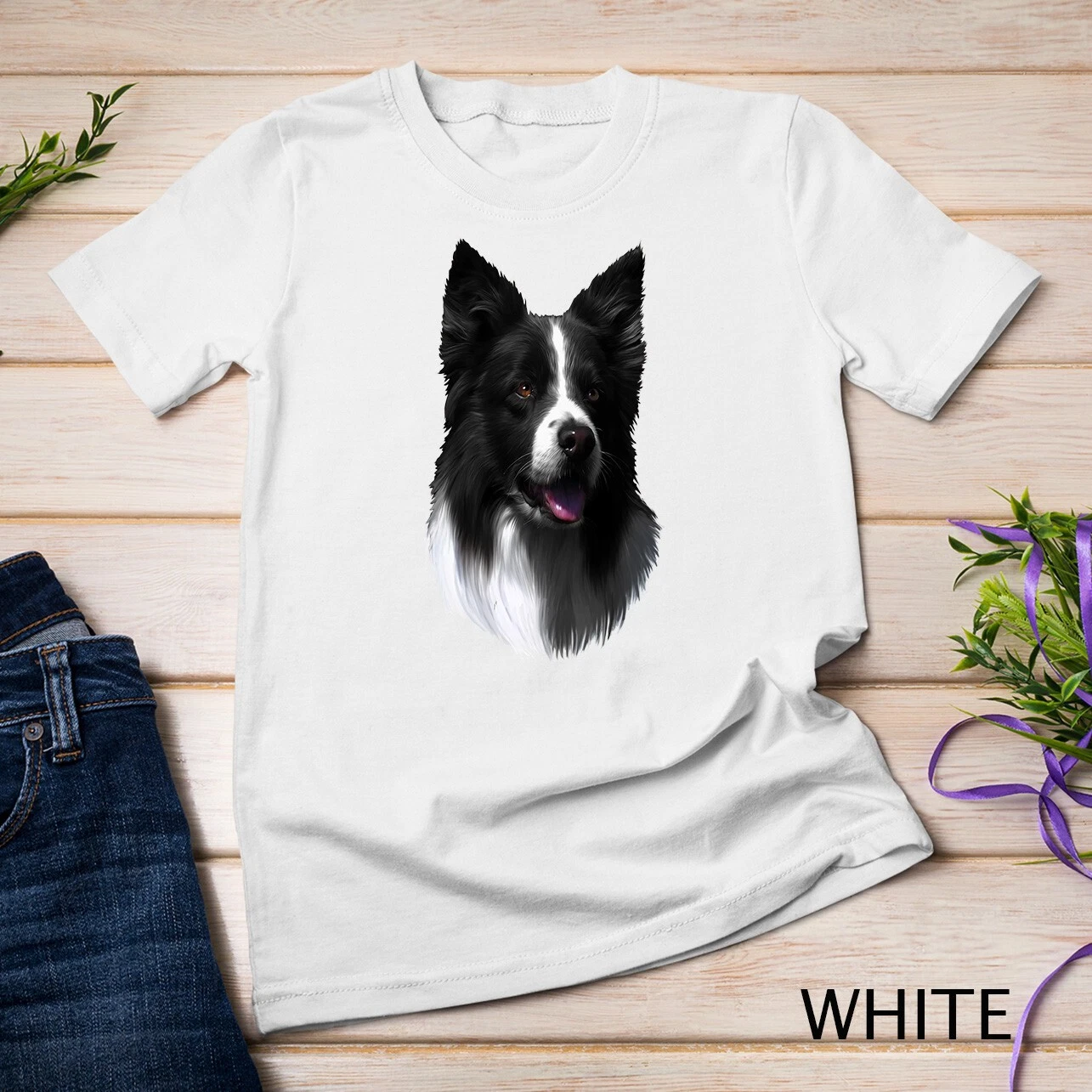 Gildan Border Collie Herding Dog Dogs Tee Shirt Gifts Unisex T-Shirt ...