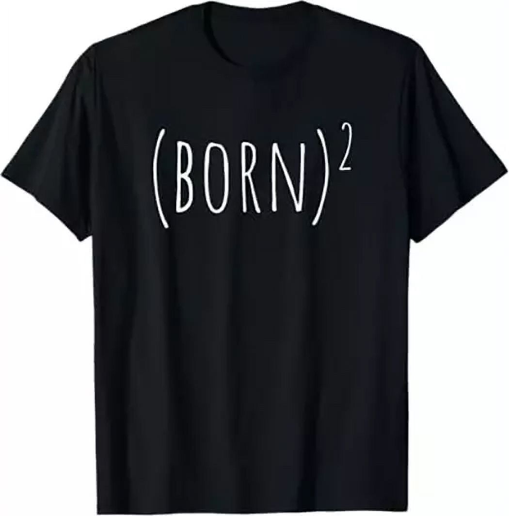 Gildan Born Squared T-Shirt Second Birthday Tee Rebirth Symbol ...