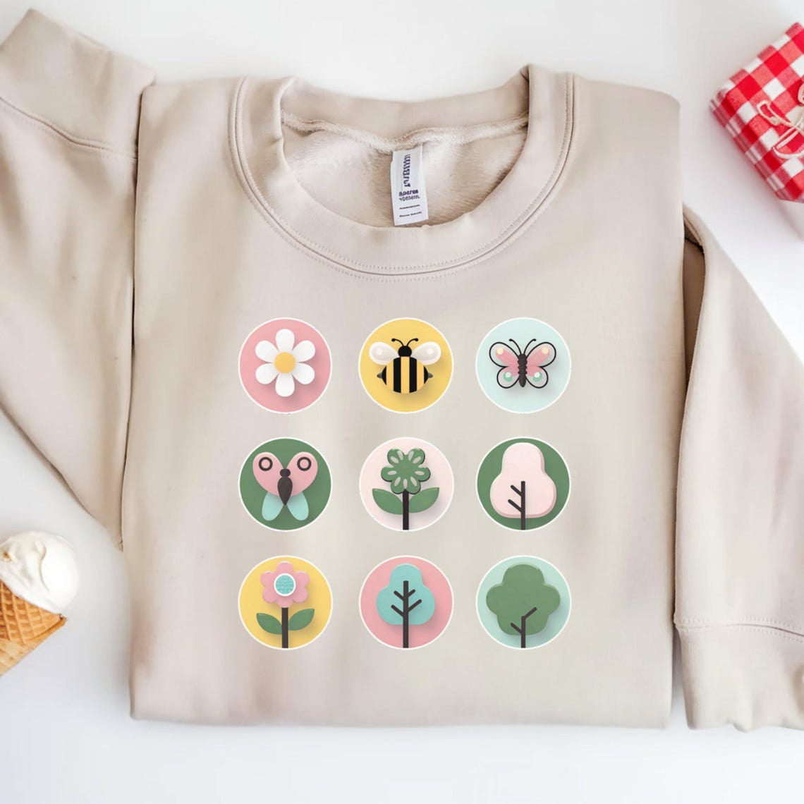 Gildan Botanical Nature Graphic Tee, Fun Plant And Animal Illustration ...