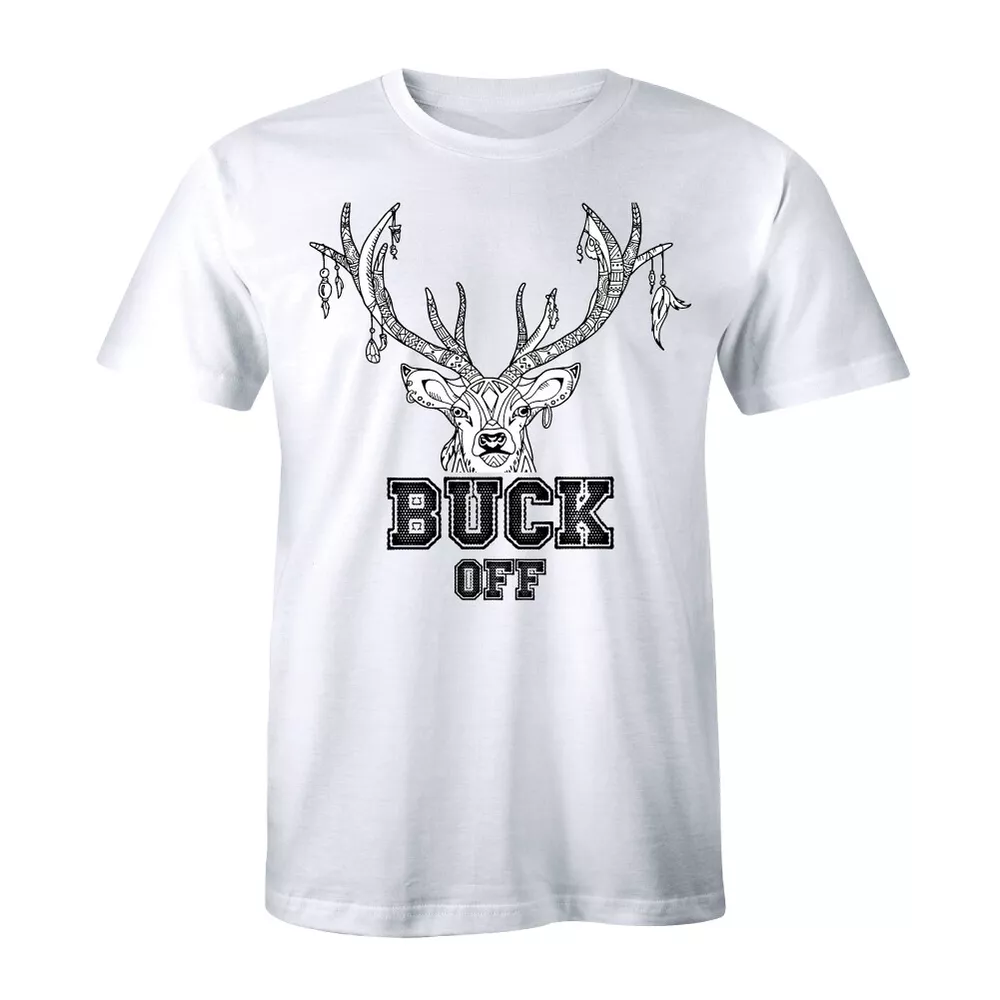 Gildan Buck Off Logo T shirt Short Sleeve Bow Hunting Archery Deer ...