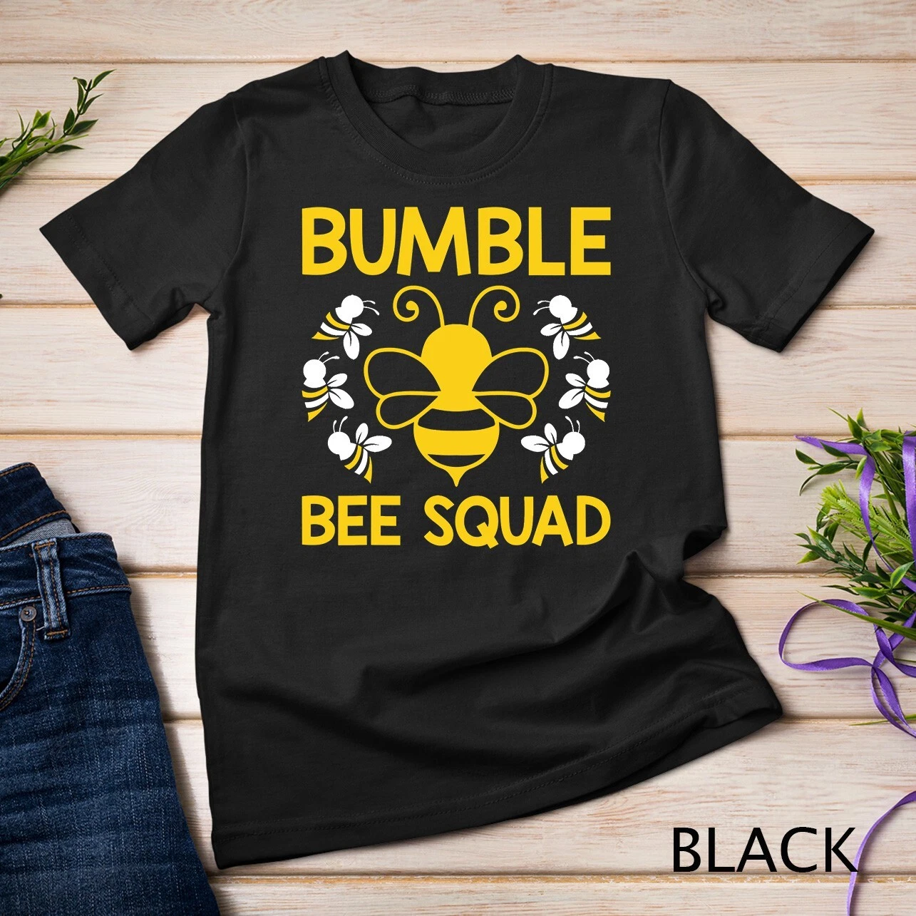Gildan Bumble Bee Squad, Bumblebee Team Group Family & Friends Unisex T ...