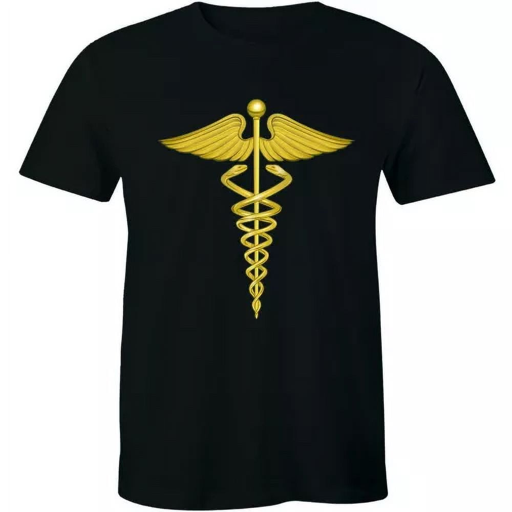 Gildan Caduceus Symbol Medical Service Medicine T-Shirt Stethoscope RN ...