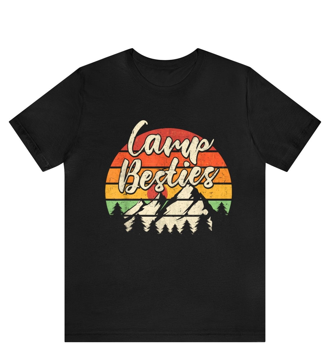 Gildan Camping Besties Tee, Adventure Matching Shirt For Friends On ...
