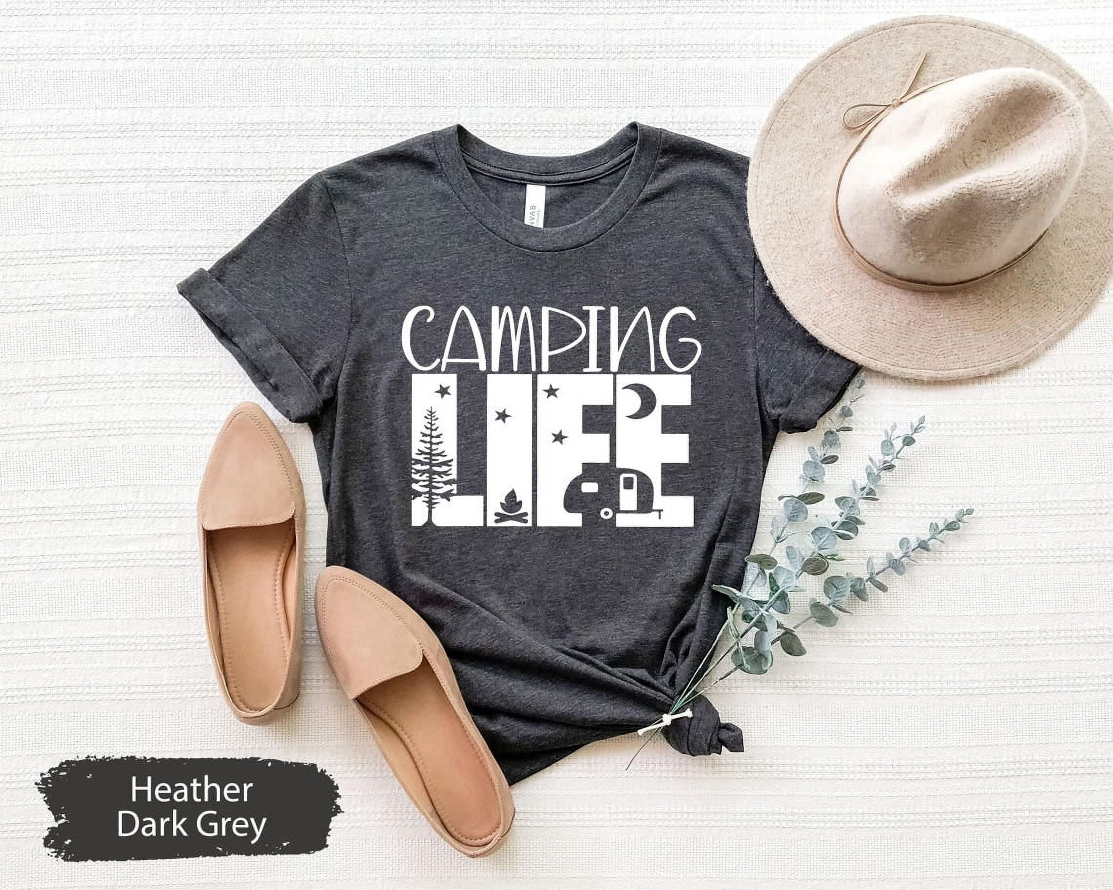 Gildan Camping Life Shirt With Outdoor Nature Scene, Adventure Design ...