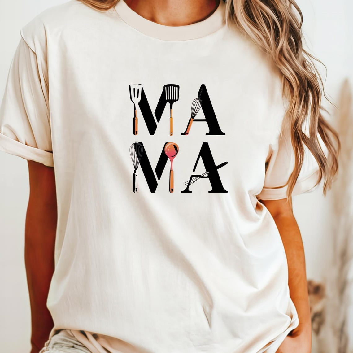 Gildan Chef Mama Graphic Tee, Cute Cooking Inspired Design for Women Who Rule the Kitchen With ...