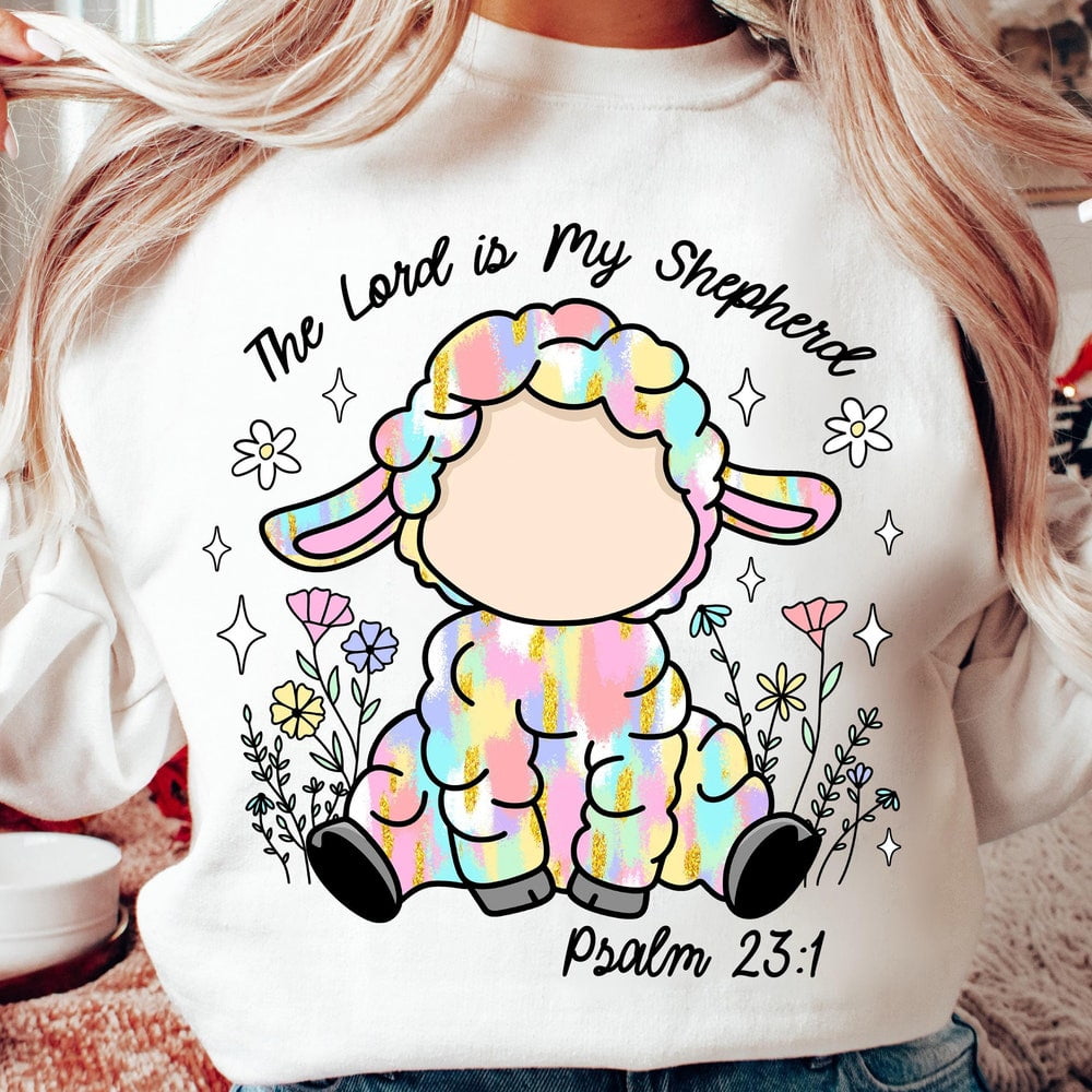 Gildan Christian Easter T-shirt, The Lord is my Shepherd T-shirt, He is ...
