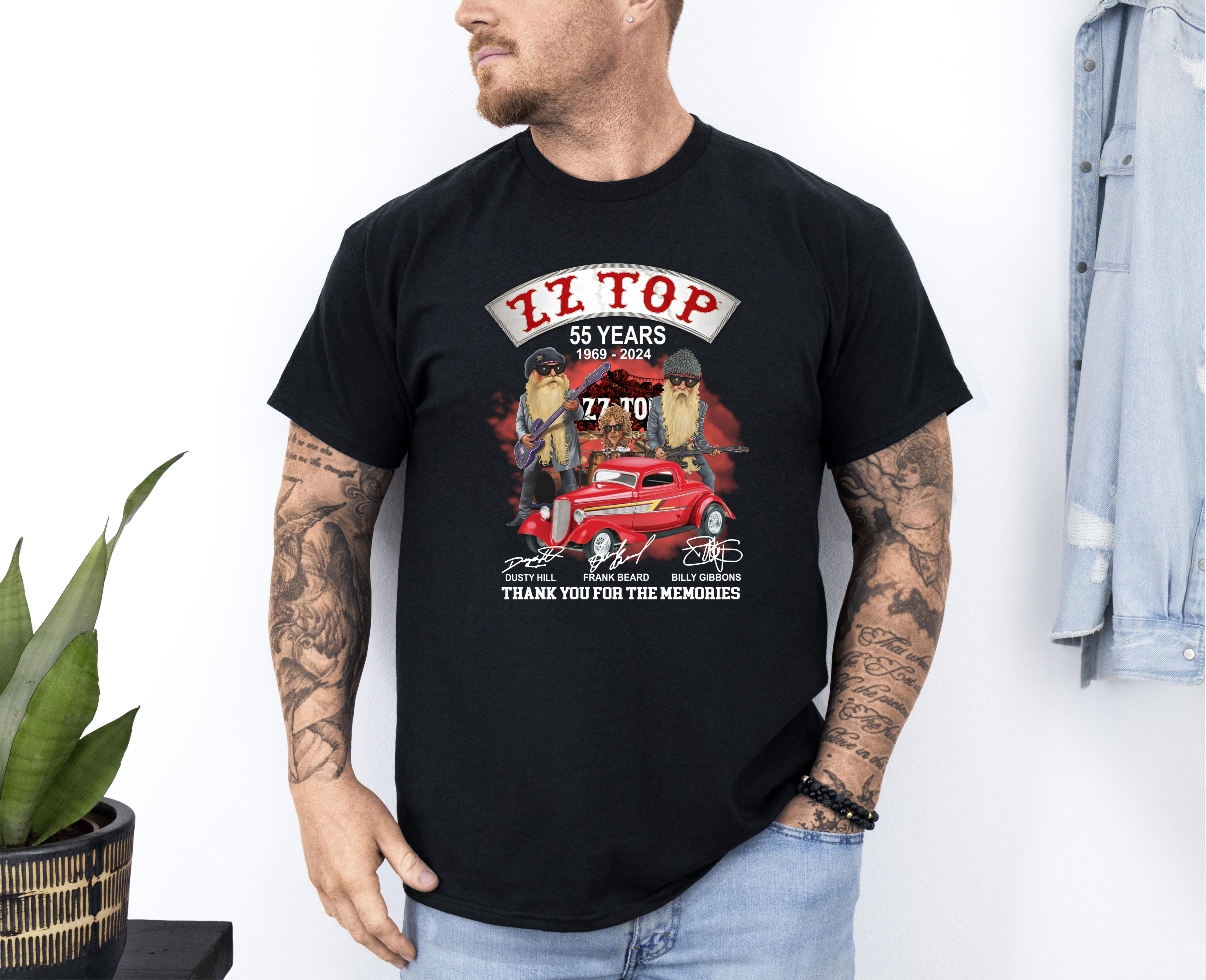 Gildan Classic Rock Band Tribute Shirt, 55-Year Anniversary Graphic Tee ...