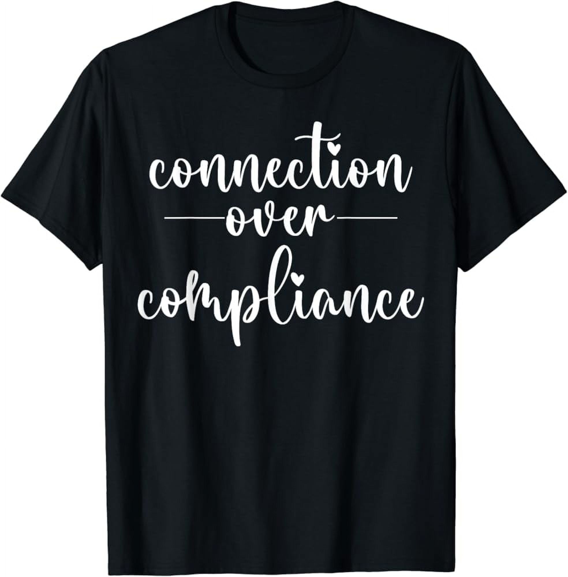 Gildan Connection Over Compliance Autism Awareness Month T-Shirt ...