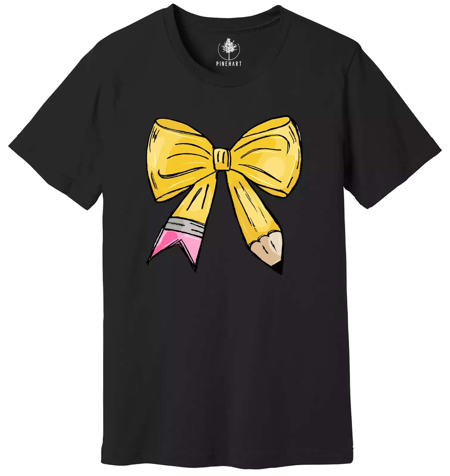 Gildan Coquette Pencil Bow Shirt, Trendy Back To School Tee ...