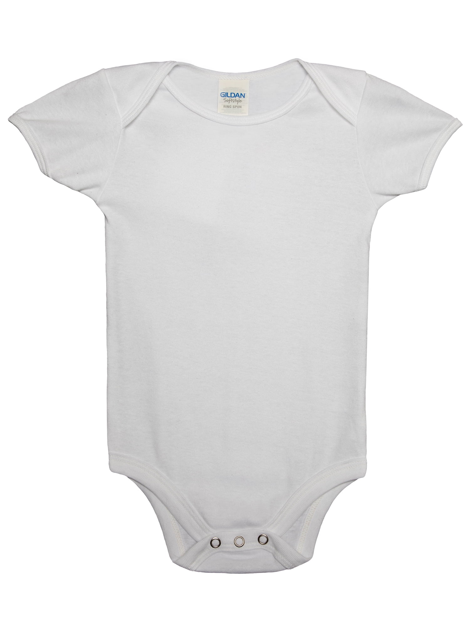 Gildan Cotton White Infant Bodysuit Ages 6-12 Month, Unisex, 1 Each ...