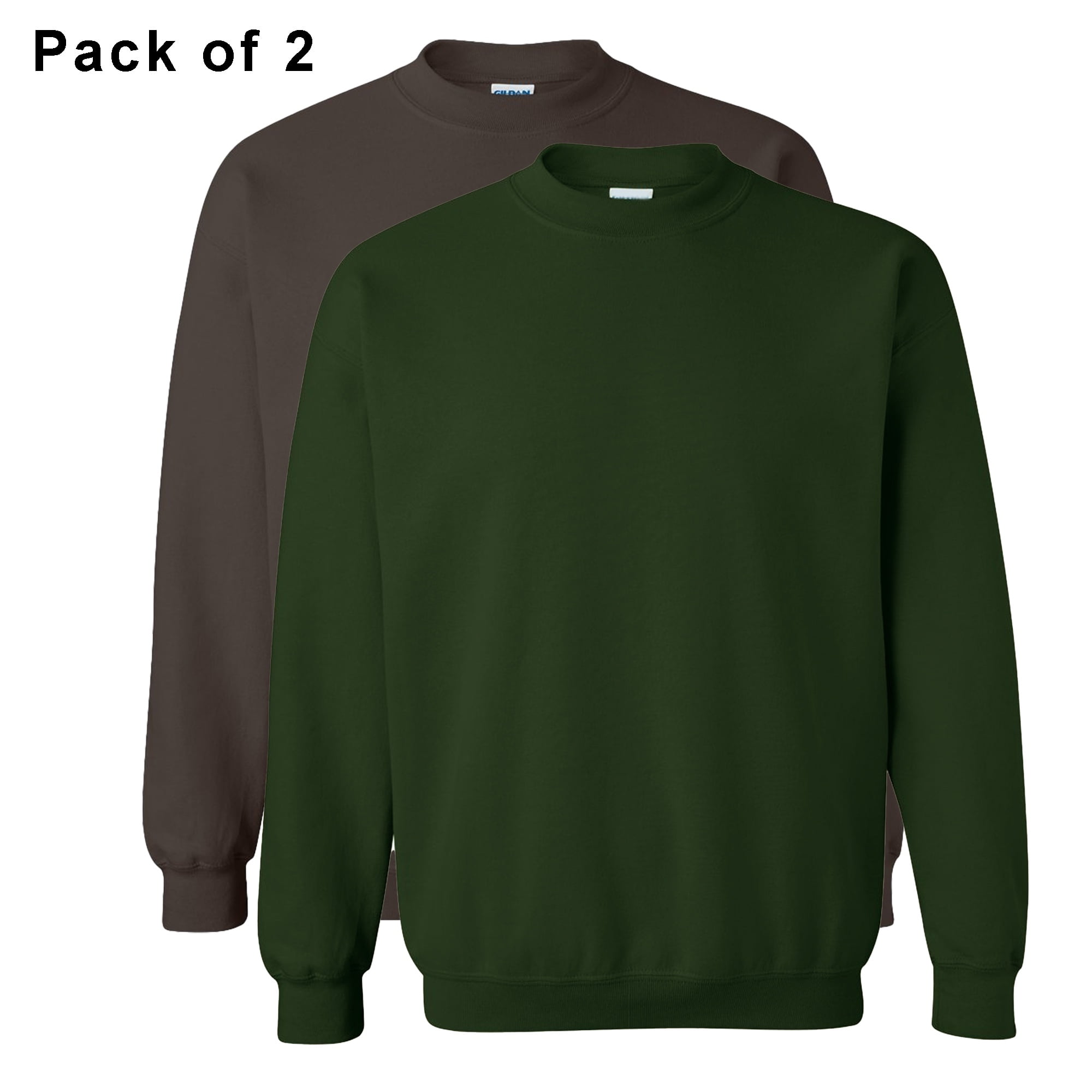 Gildan Crewneck Sweatshirt, Heavy Blend Soft Fleece Pullover Sweater ...