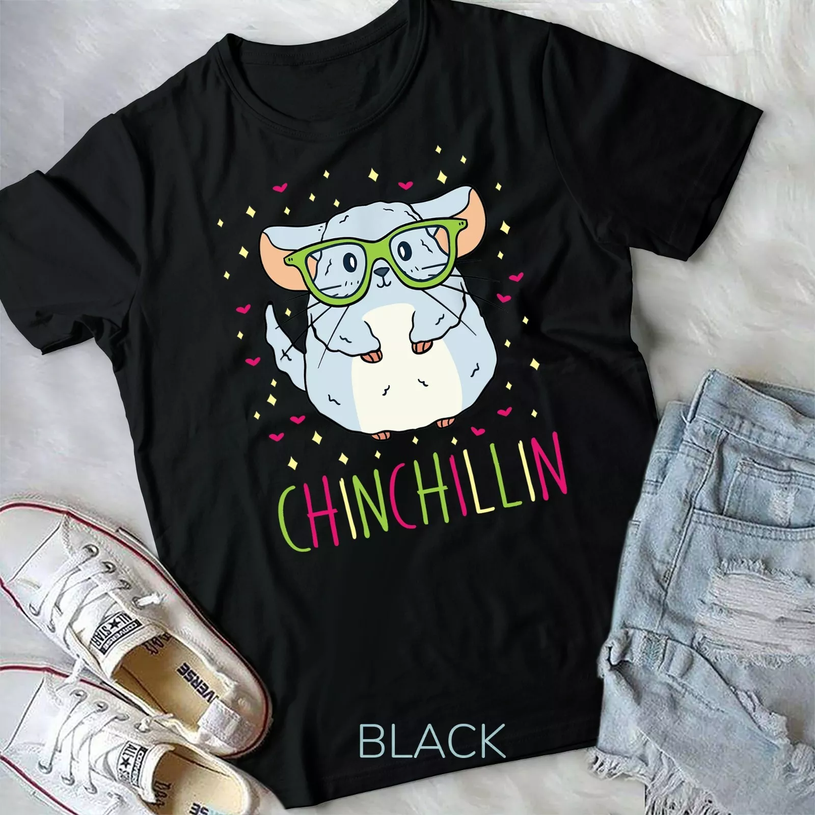 Gildan Cute Chinchillin Funny Pet Lover Gift Idea Unisex T-Shirt - Walmart.com