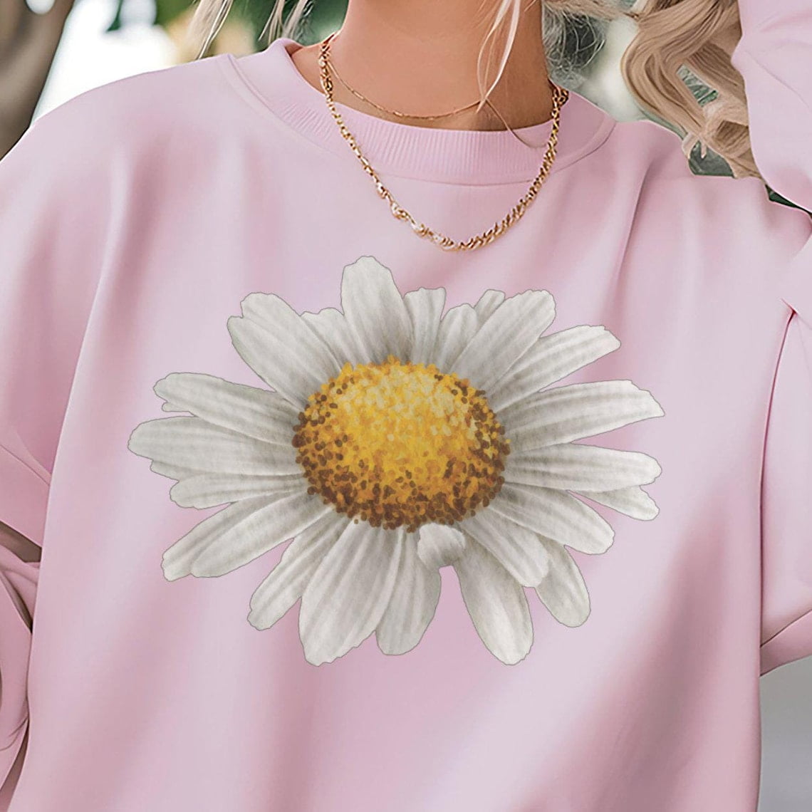 Gildan Daisy Flower Tee With Botanical Illustration For Nature ...