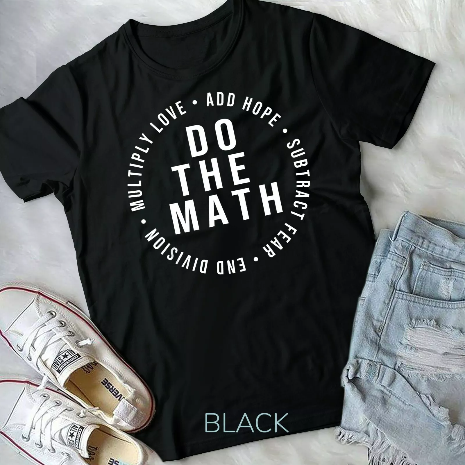 Gildan Do The Math Positive Slogan Gift for Women and Man Gift Unisex ...