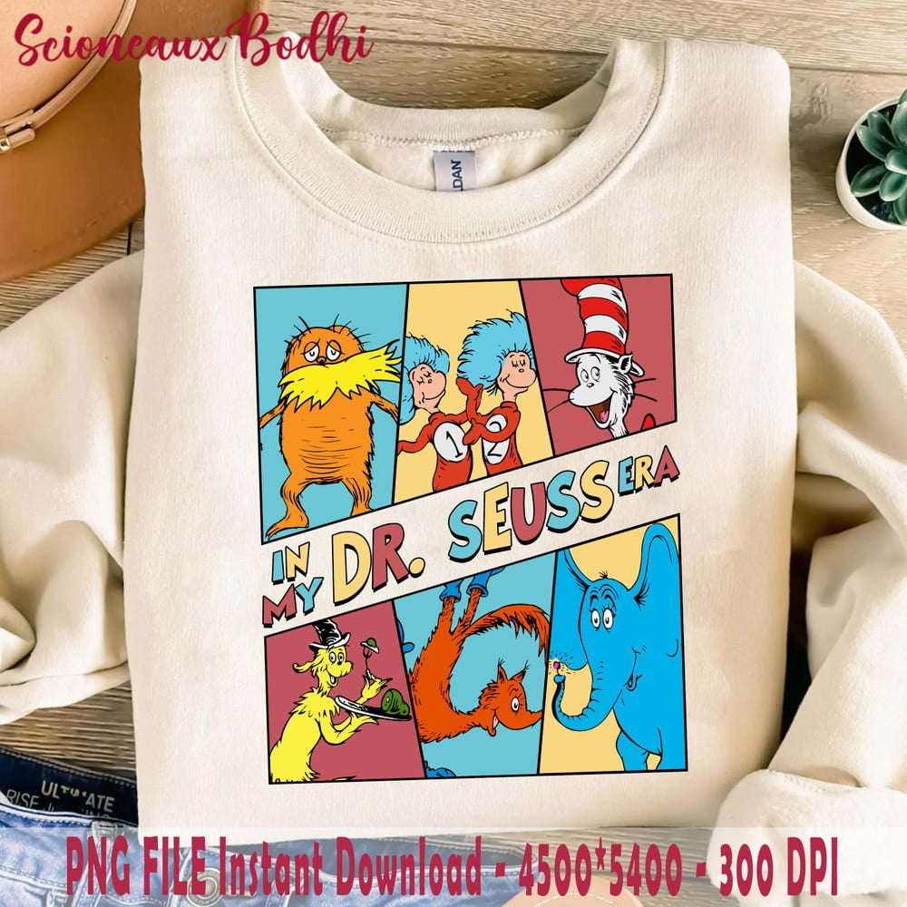Gildan In My Dr Seuss Era T-shirt, Cat In The Hat T-shirt, Dr Seuss Day ...
