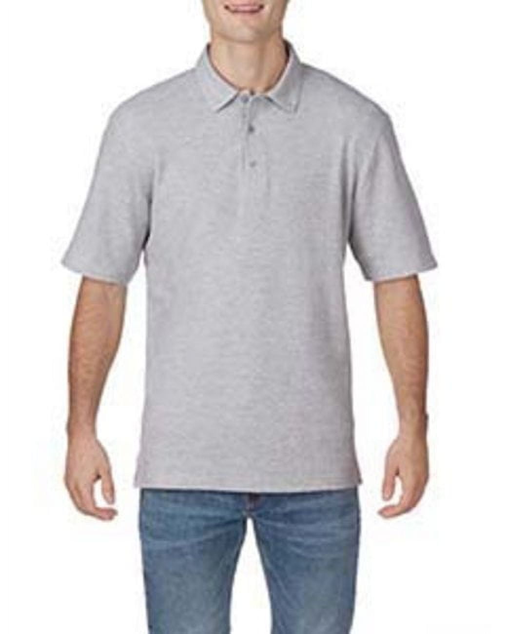 Gildan Dryblend Adult CVC Polo - RS SPORT GREY - 2XL - Walmart.com