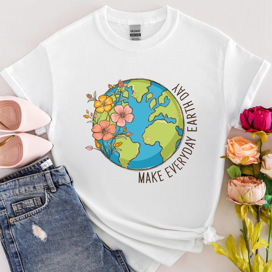 Gildan Earth Conscious Tee, Nature Awareness Shirt For ...