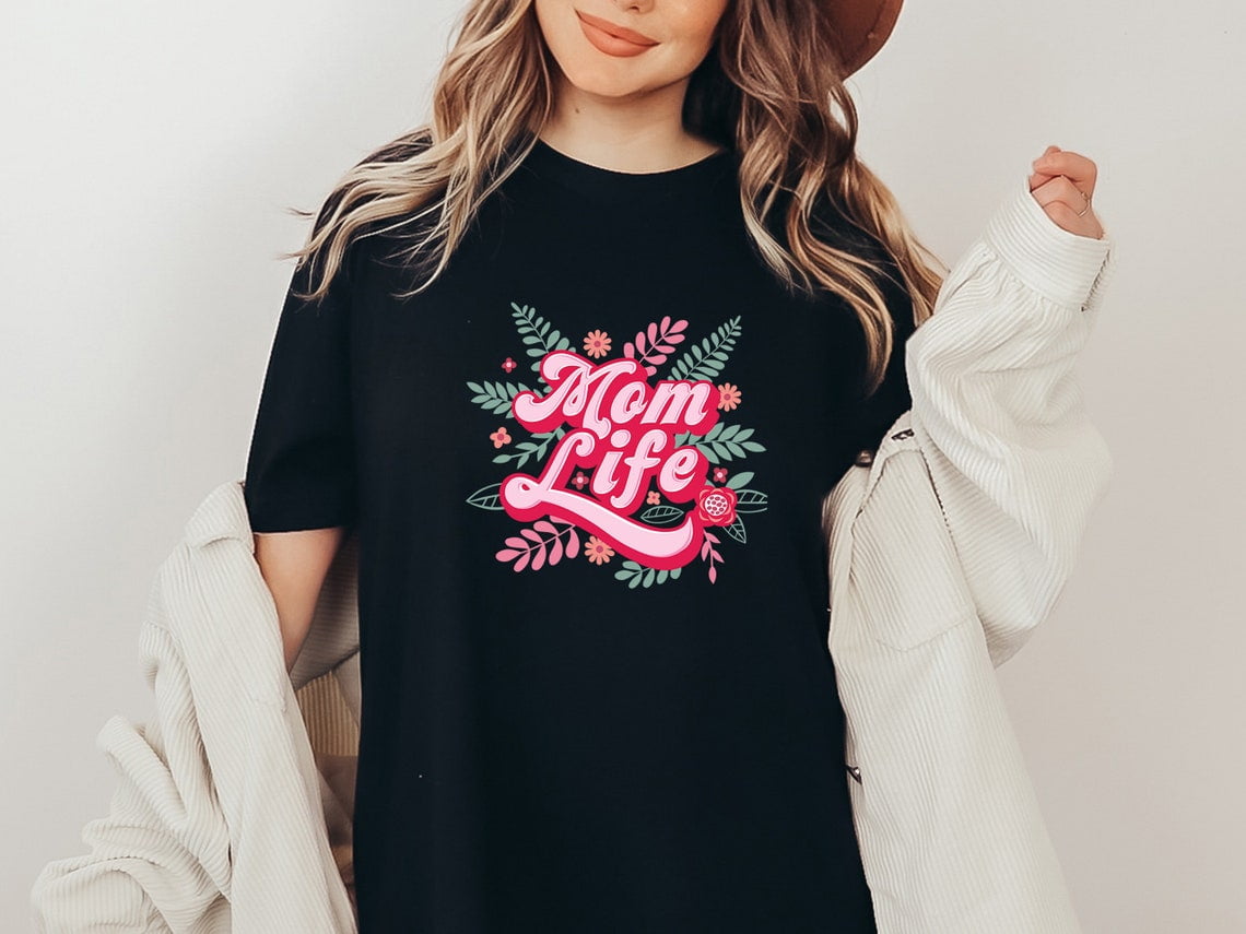 Gildan Earthy Boho Mom Life Tee With Retro Touches, A Beautiful Choice ...