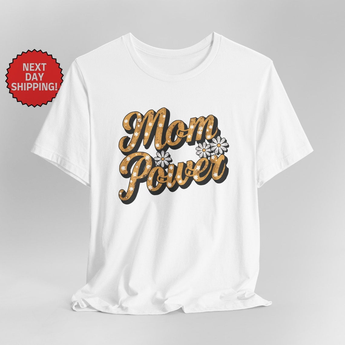 Gildan Empowered Mama Tee With Delicate Floral Details, Motivational Quote For Women With ...