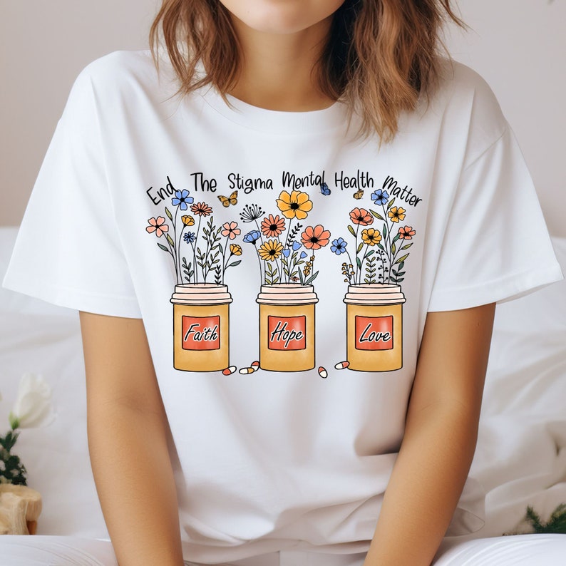 Gildan End The Stigma Mental Health Matter Shirt, Mental Health ...