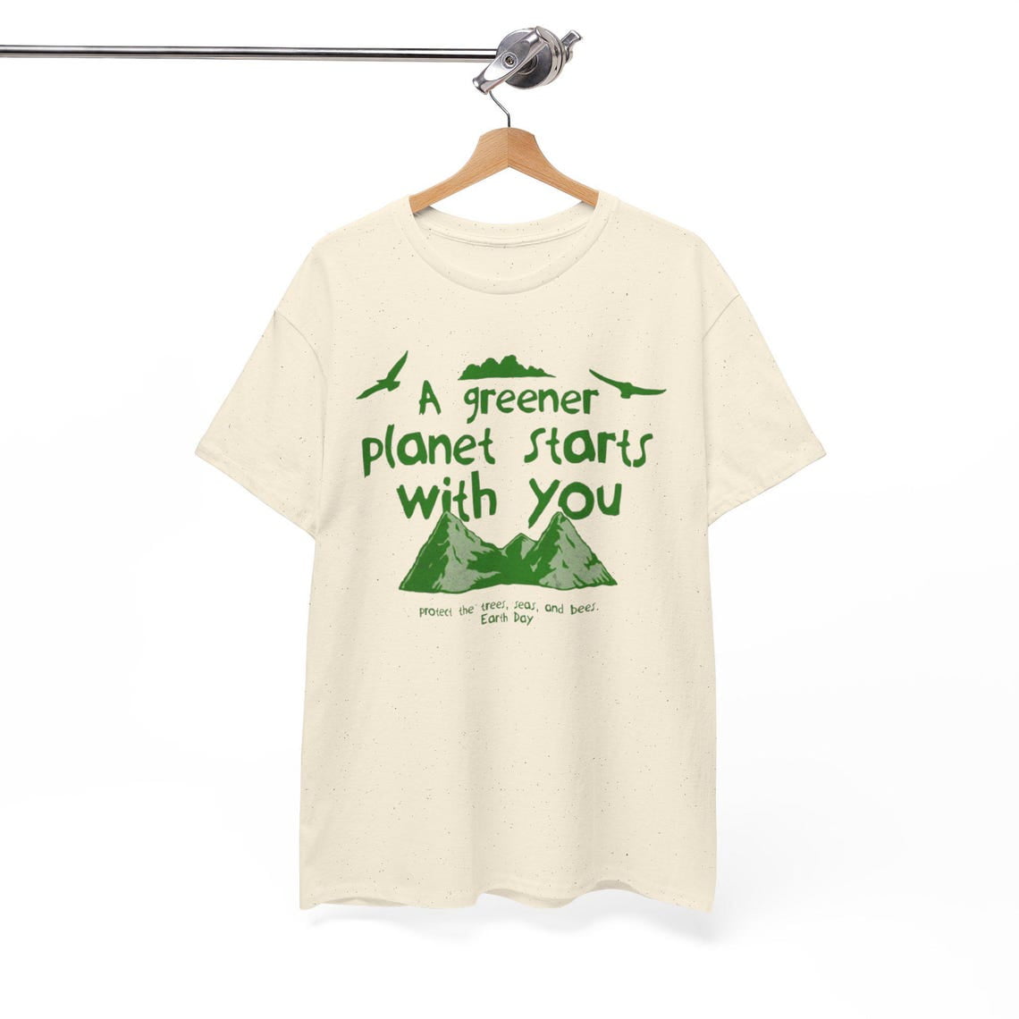 Gildan Environmental Awareness Graphic Shirt With Nature Message ...