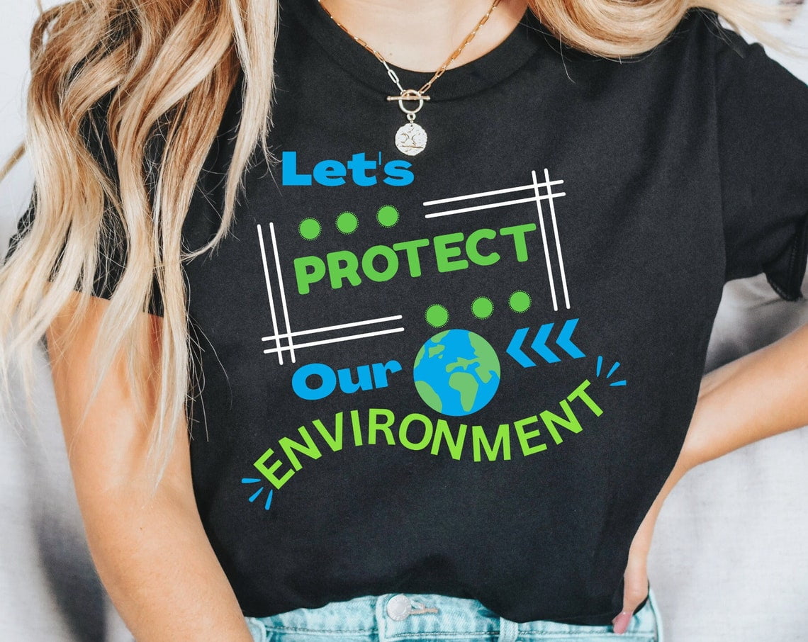 Gildan Environmental Awareness Tee, Climate Message And Planet ...