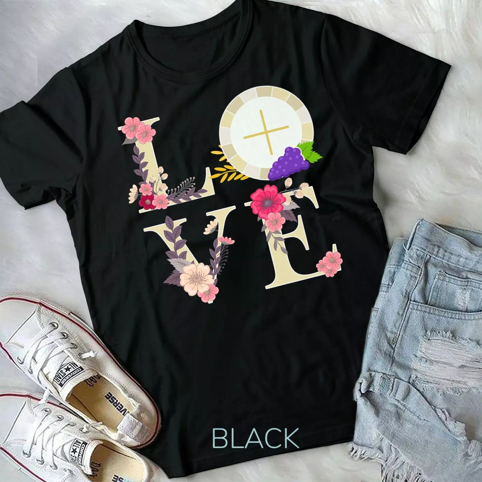 Gildan Eucharist Host Catholic 1St Holy Communion Gifts For Girls ...