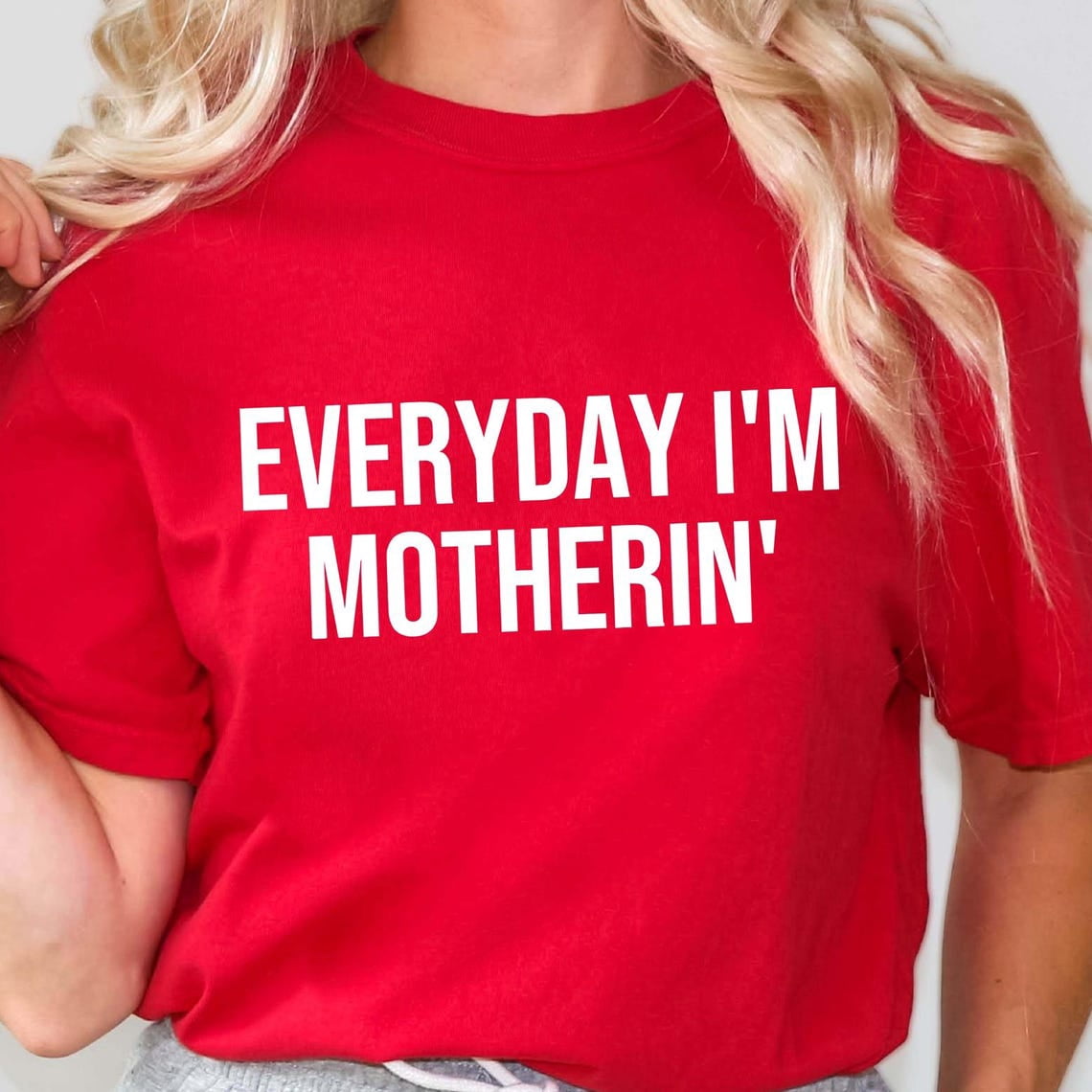 Gildan Everyday I'm Motherin, Funny Mom Life Tee, Trendy and Stylish ...