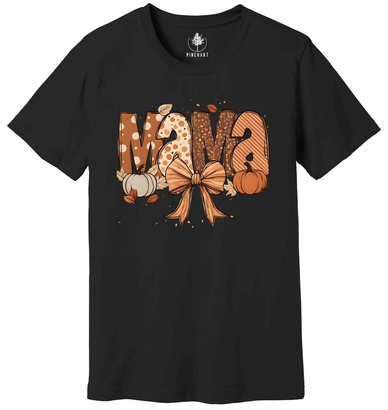 Gildan Fall Mama Shirt, Fall Mom T-Shirt, Fall Mama Coquette Pumpkin ...