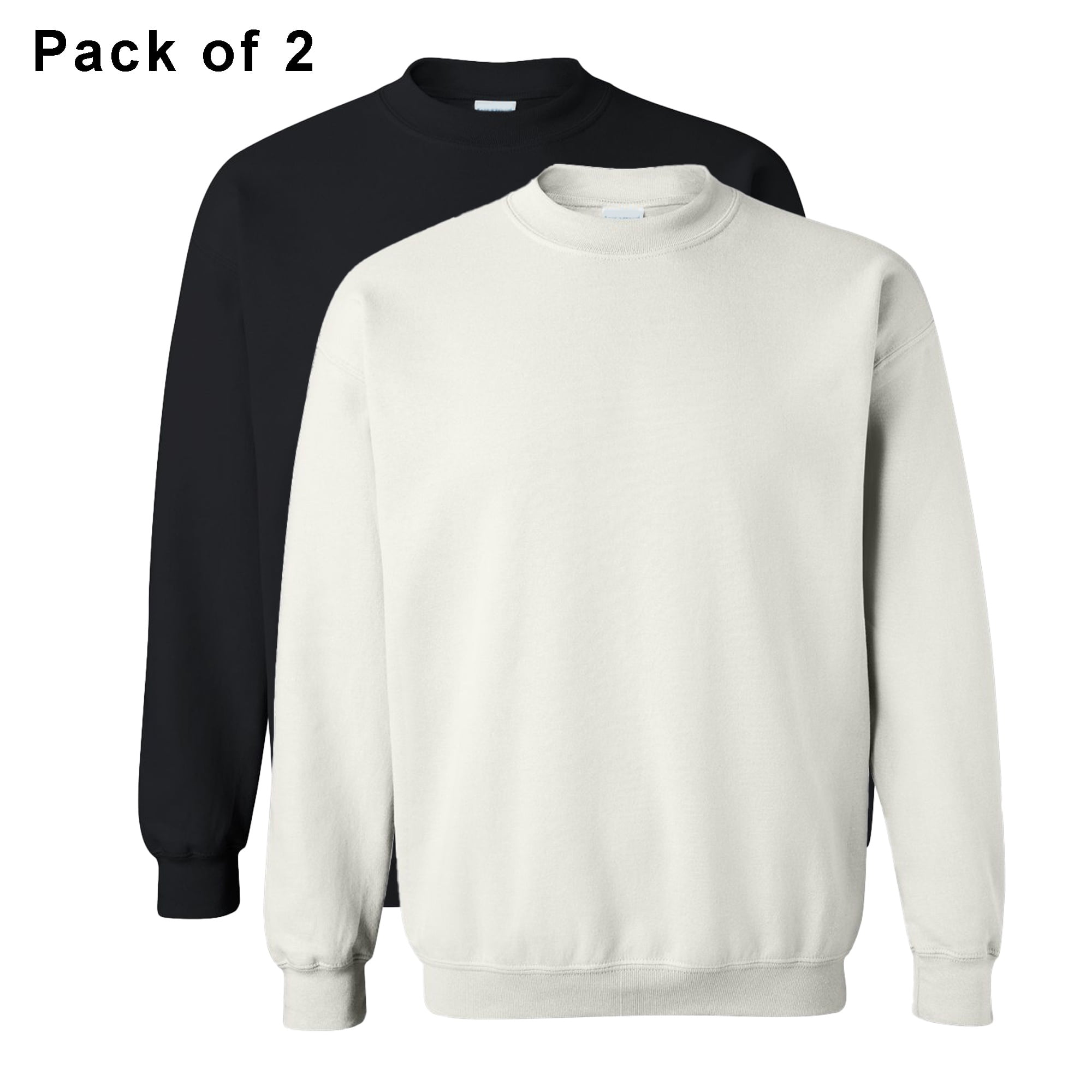 Gildan Fleece Crewneck Sweatshirt, Sustainable Soft Cozy Pullover ...