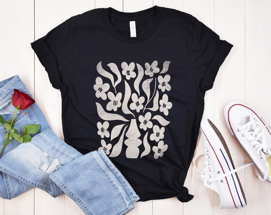 Gildan Flower Child Boho Shirt With Wildflower Theme For Women Who Love ...