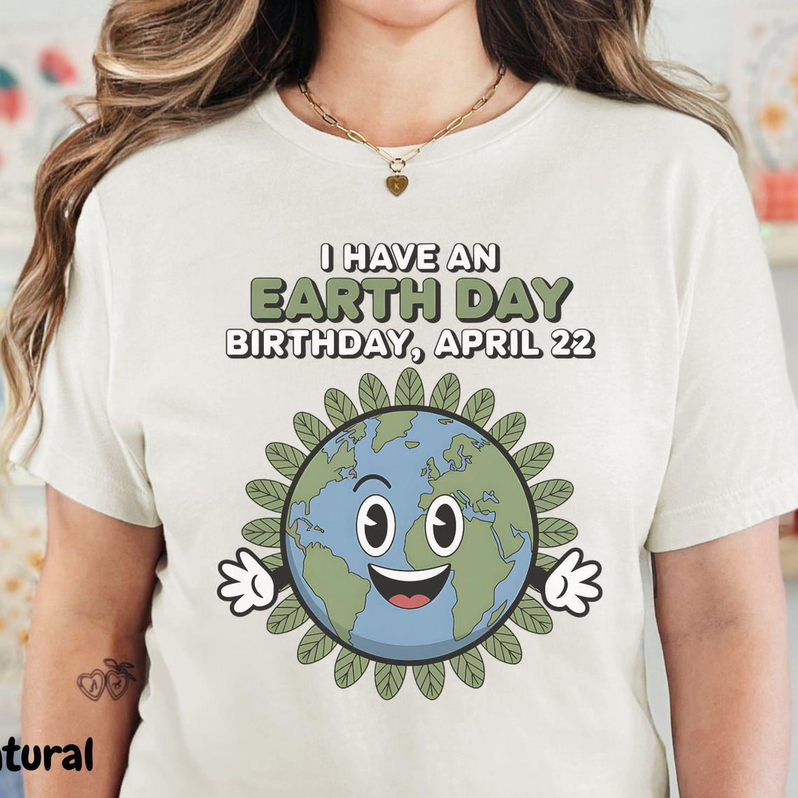 Gildan Fun Bearth Day Shirt With Earth Theme For Nature Advocates And ...