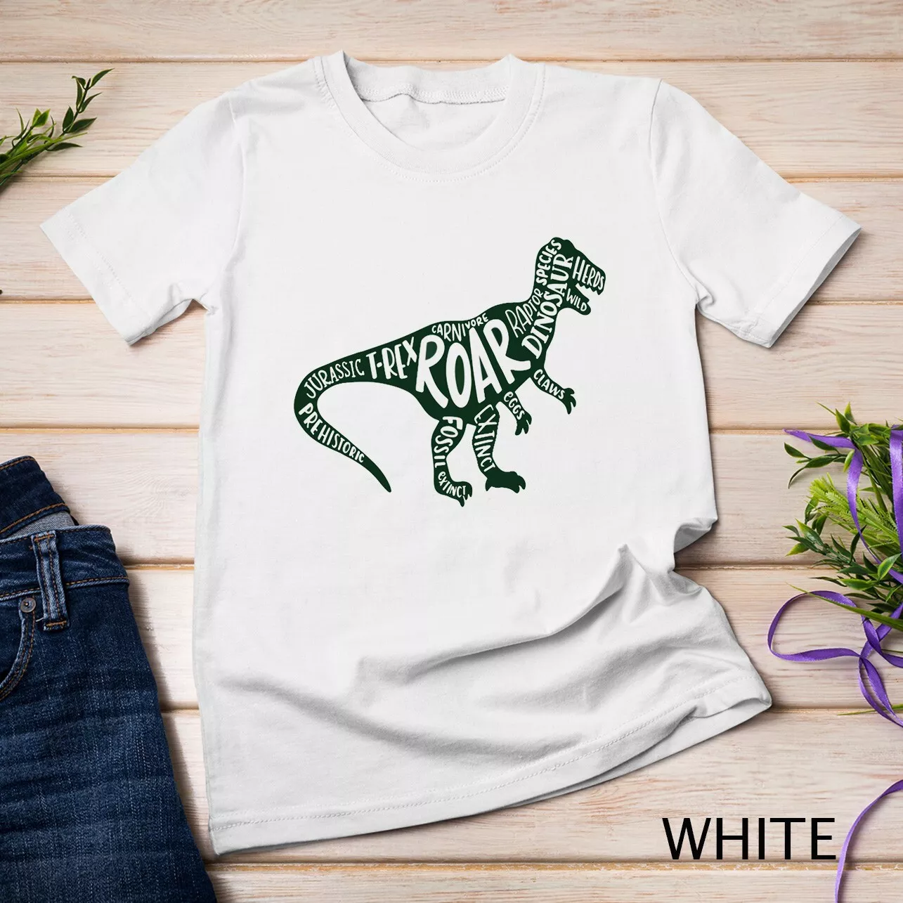 Gildan Fun Trex Tee. Dinasaur Extinct Carnivore Prehistoric T Rex ...