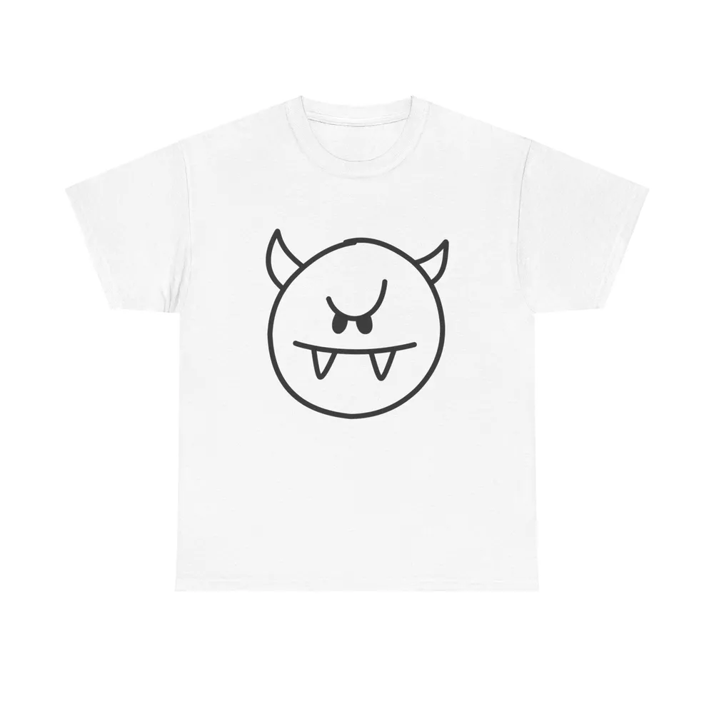 Gildan Funny Angry Face Doodle T-Shirt - Walmart.com