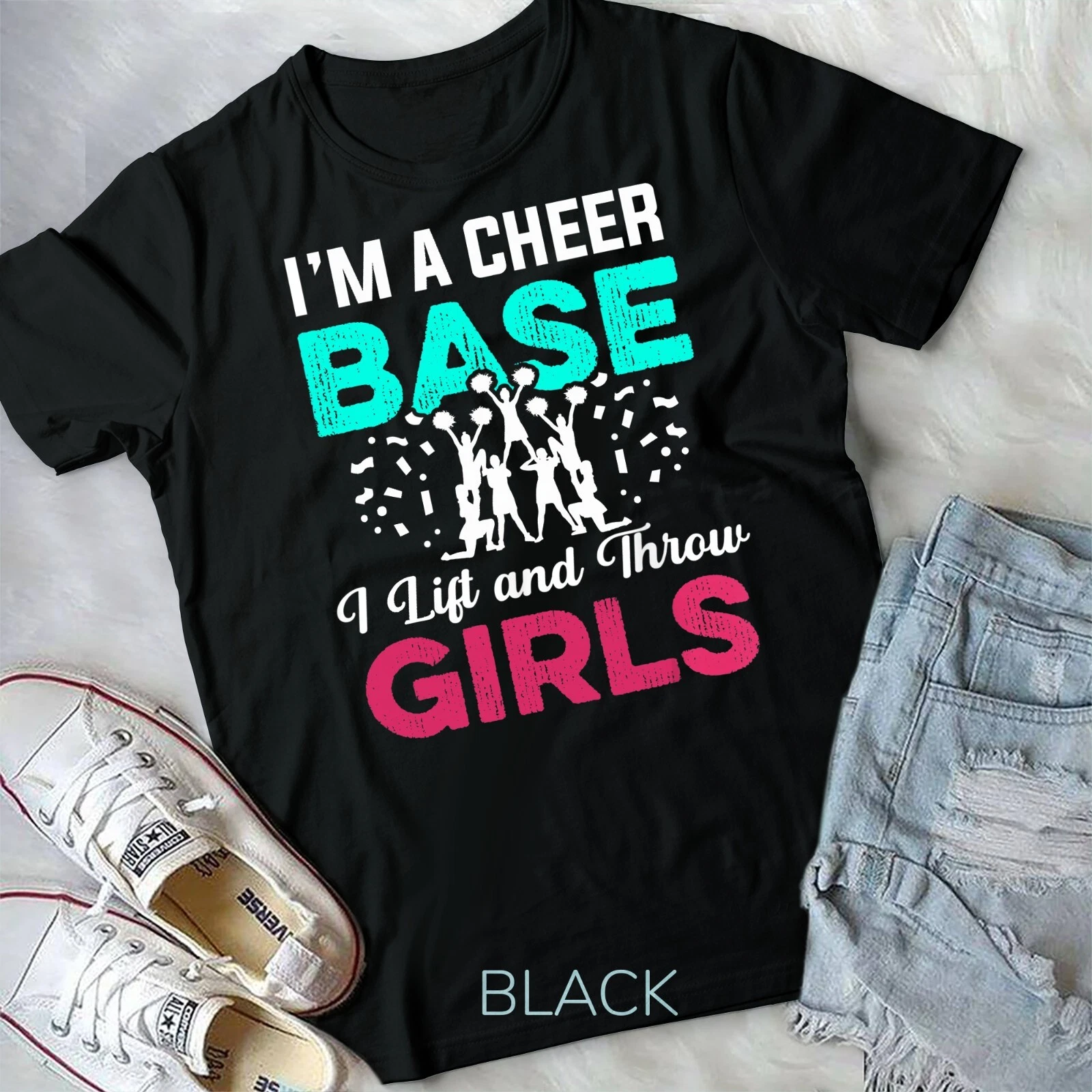 Gildan Funny Cheer Cheerleader Cheerleading Squad Coach Team Flyer ...