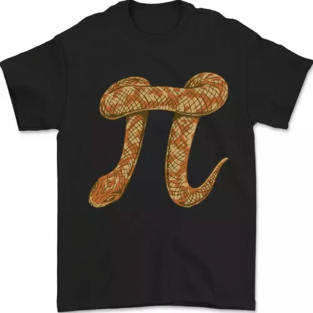Gildan Funny Maths Snake Pi Symbol Mens T-Shirt 100% T-shirt - Walmart.com